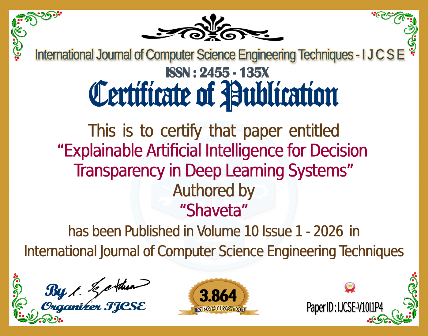 Explainable Artificial Intelligence for Decision Transparency in Deep ...